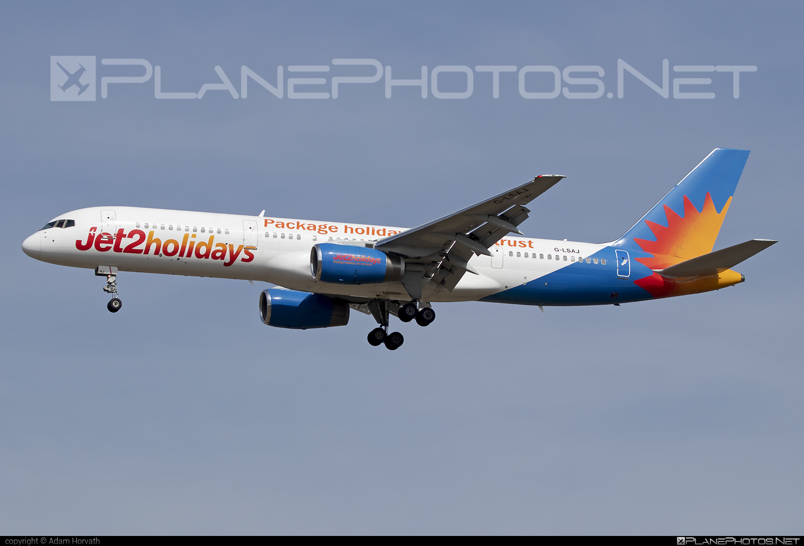 G-LSAJ - Boeing 757-200 operated by Jet2 taken by Adam Horvath (photoID ...