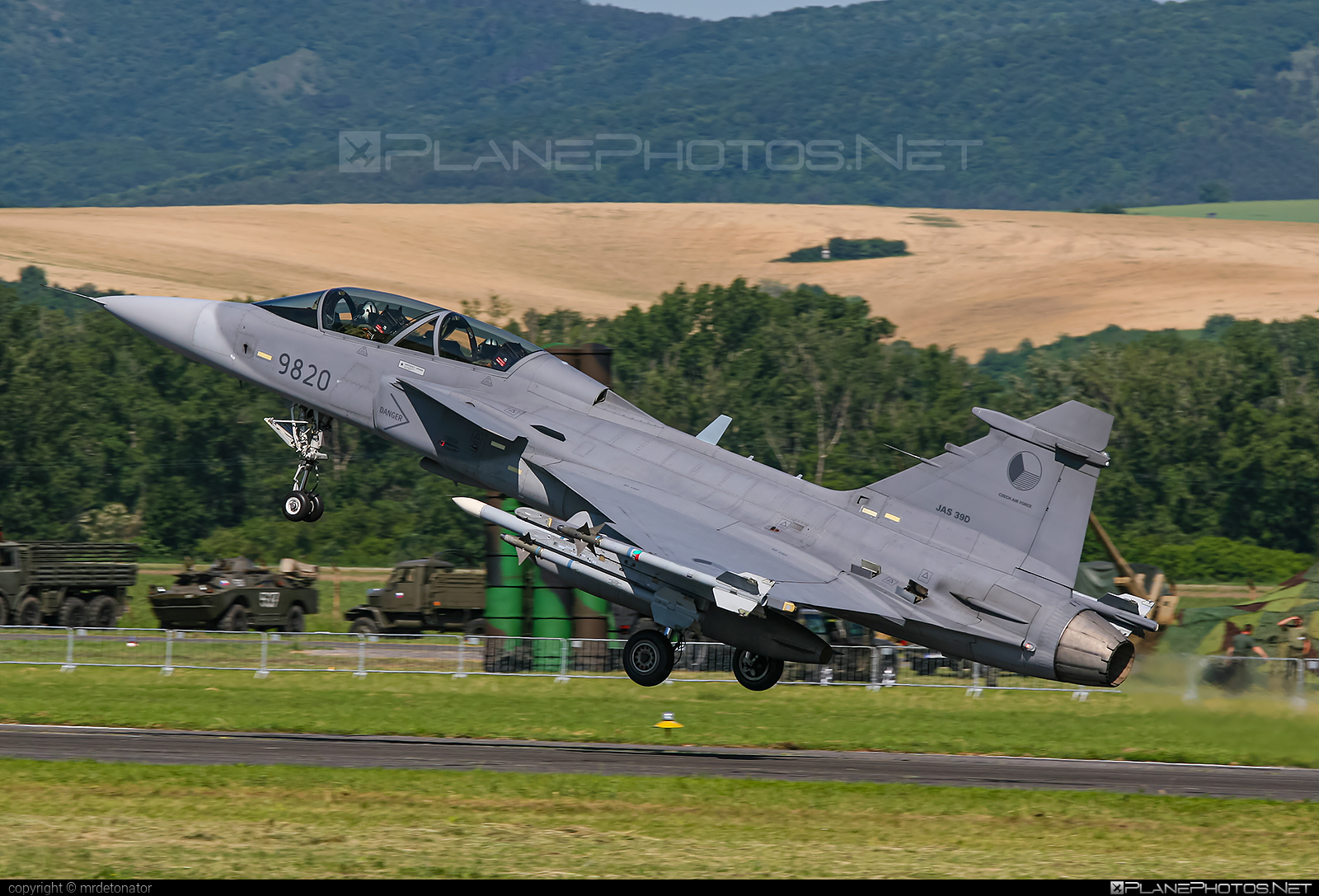 9820 - Saab JAS 39D Gripen operated by Vzdušné síly AČR (Czech Air ...