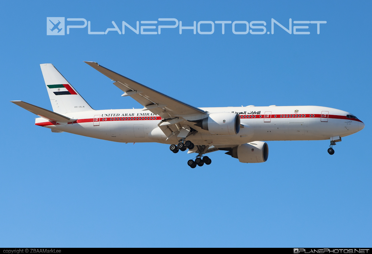 A6-ALN - Boeing 777-200ER operated by United Arab Emirates - Abu Dhabi ...