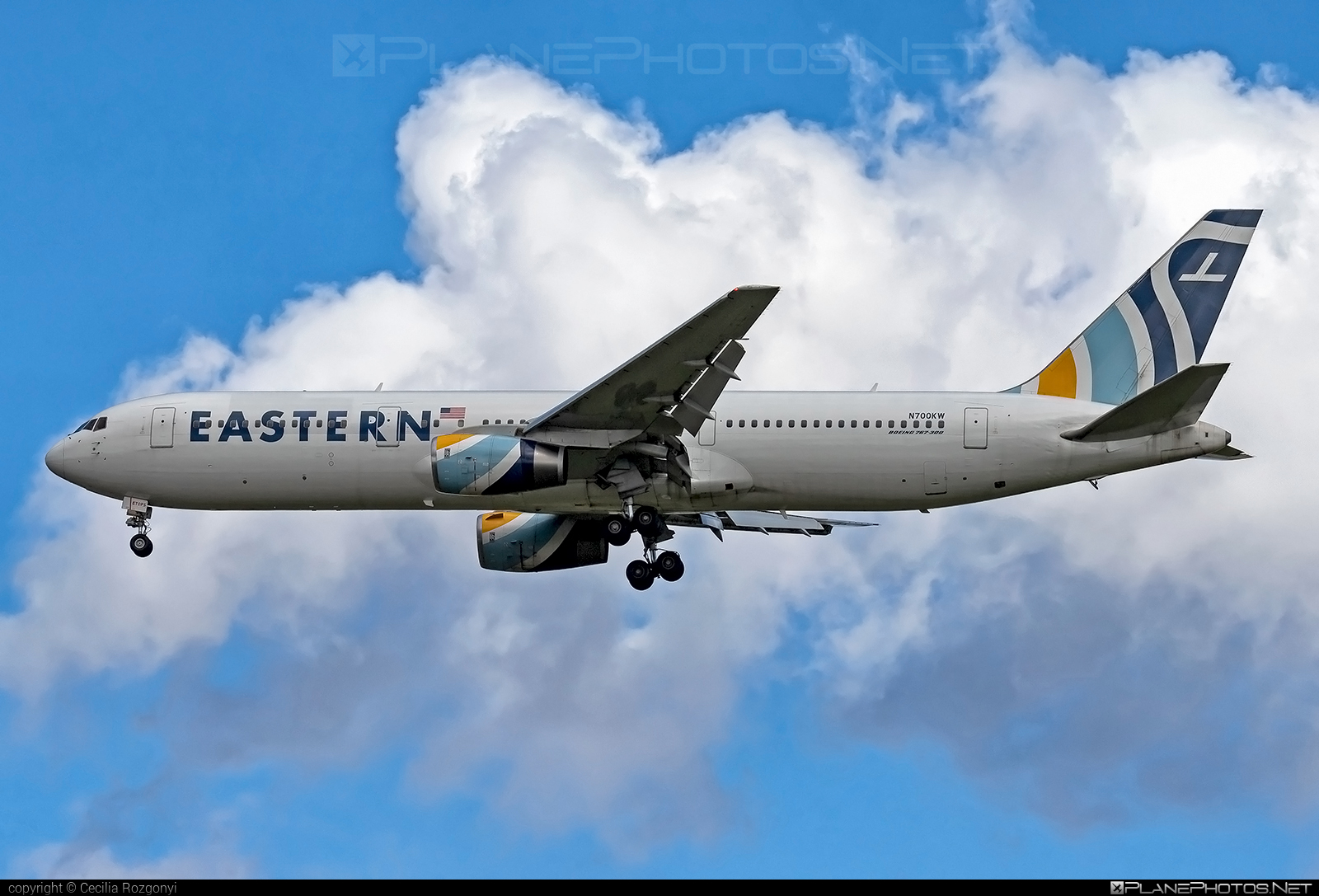 N700KW - Boeing 767-300ER operated by Eastern Air Lines taken by ...